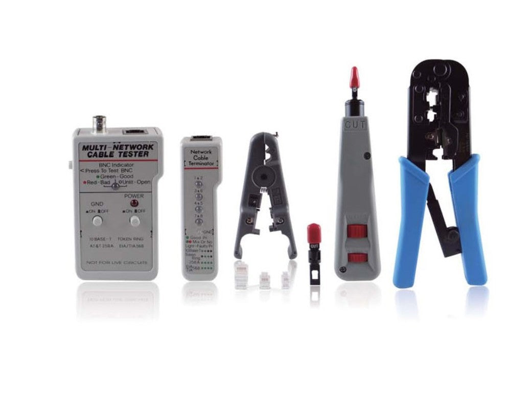 HTK-111 Network Installation 130 Pieces Tool Kit – Hobbes USA